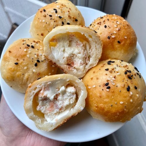 Healthy Smoked Salmon Bagel Bombs - Food By The Gram