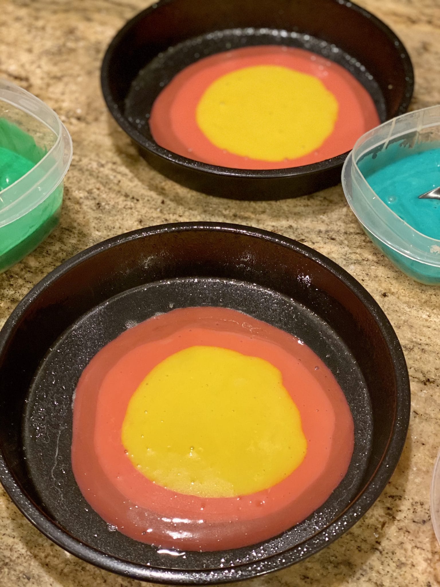 Rainbow Swirl Cake - Food By The Gram