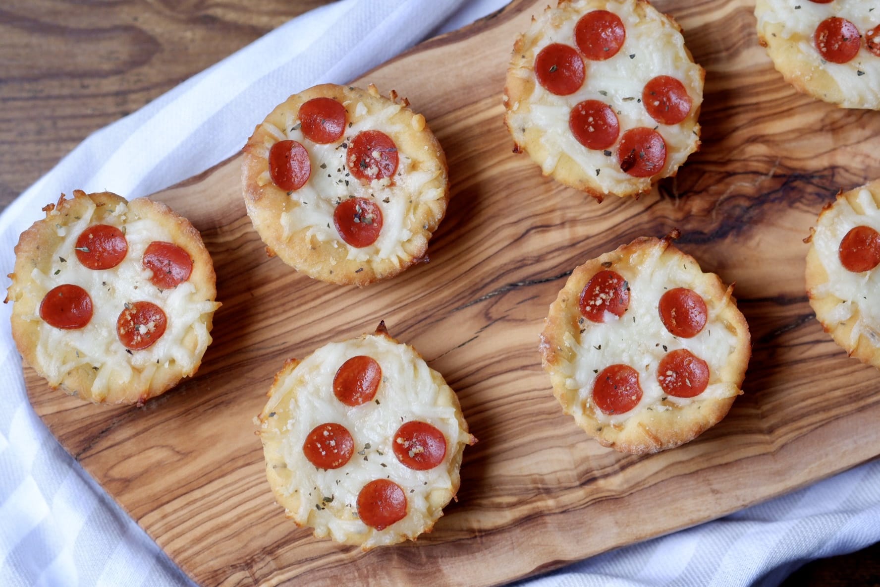 Mini Deep Dish Pizzas - Food By The Gram
