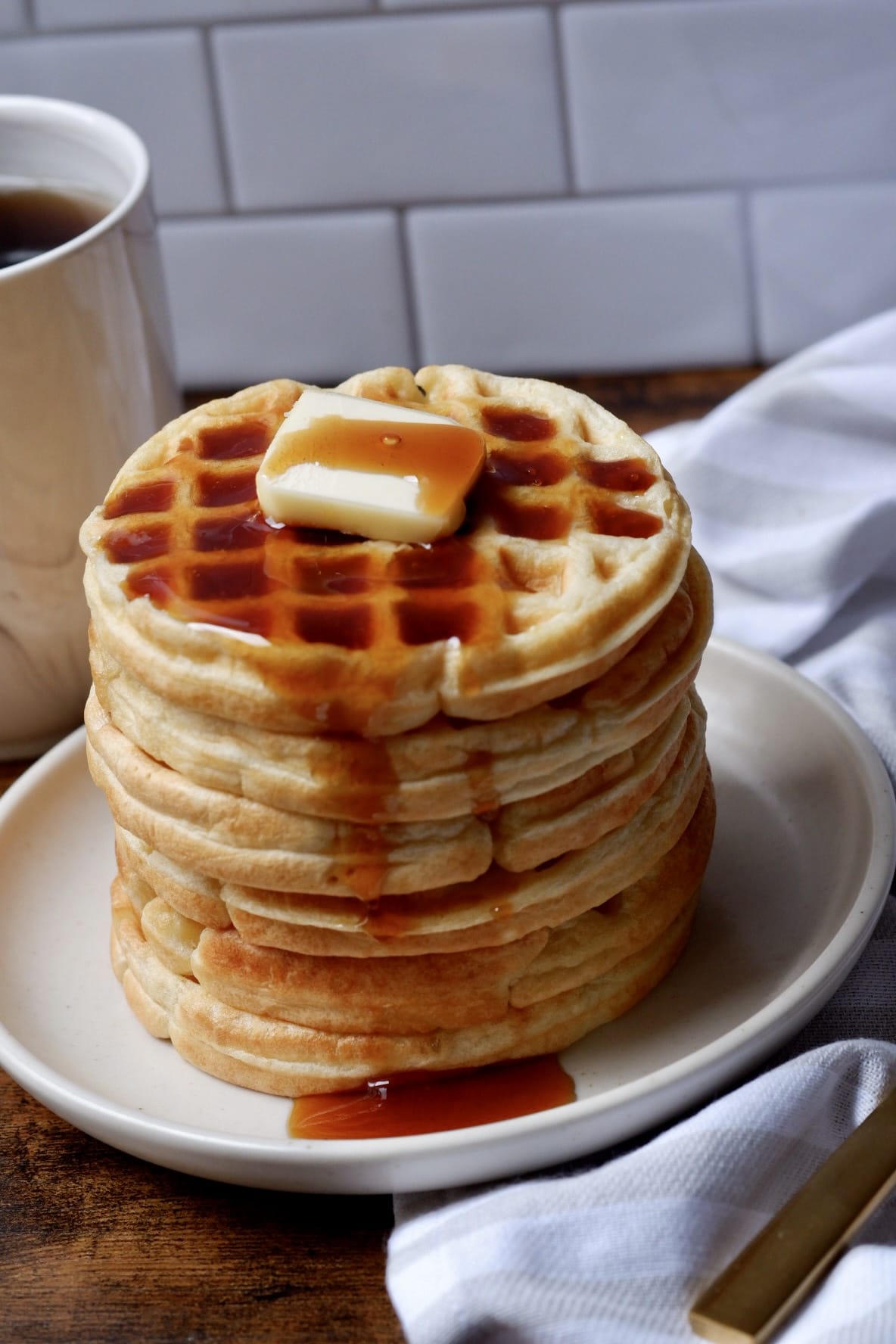 Lightened Up Waffles - Food By The Gram