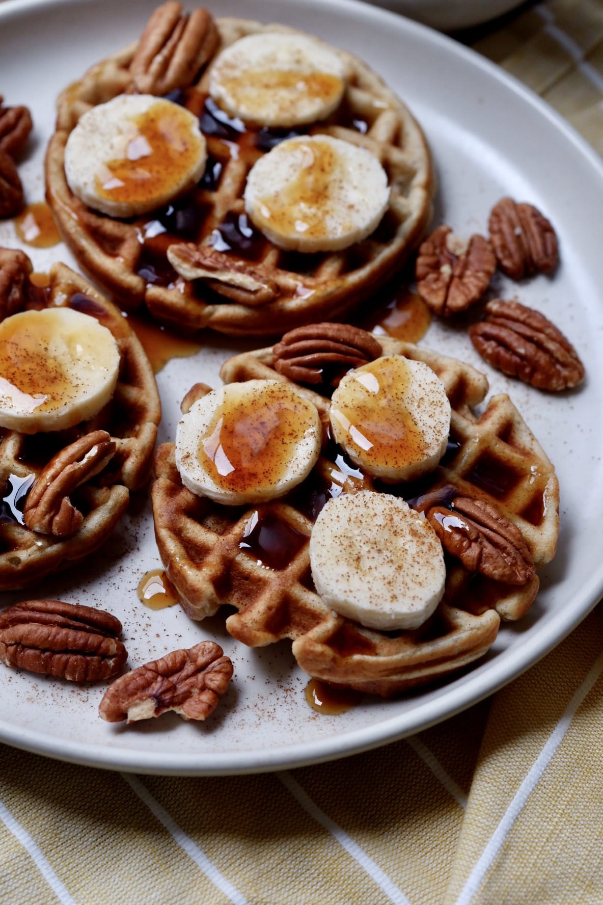 Banana Bread Waffles - Food By The Gram