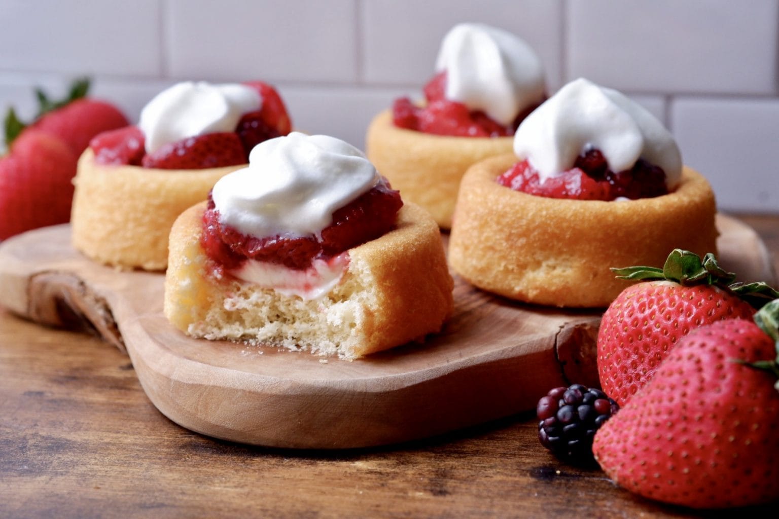 Berries and Cream Shortcakes - Food By The Gram