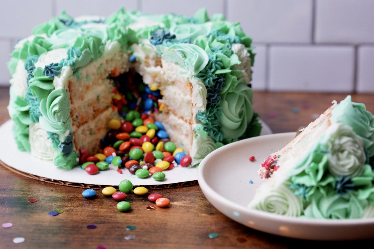 Confetti Explosion Cake - Food By The Gram