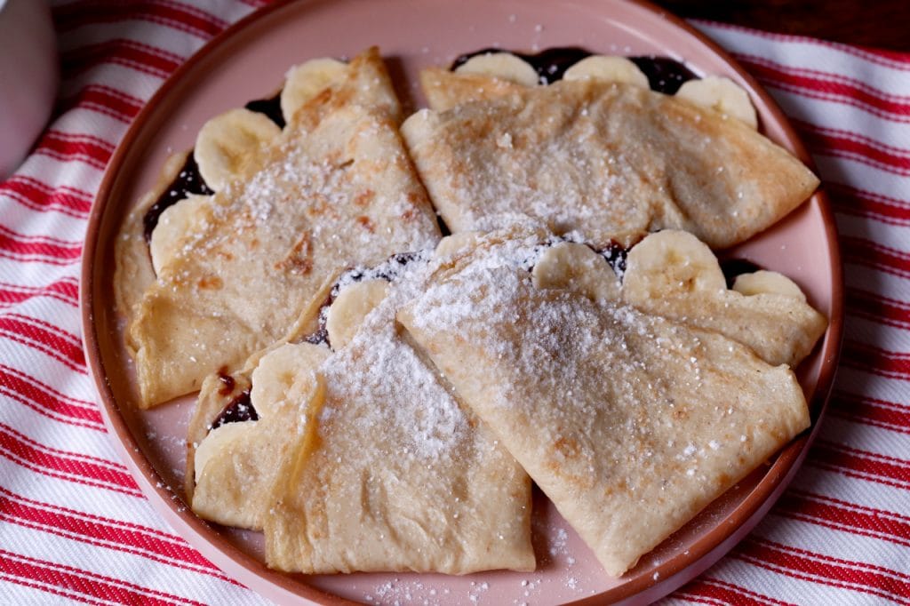 Healthy Banana Crepes - Food By The Gram